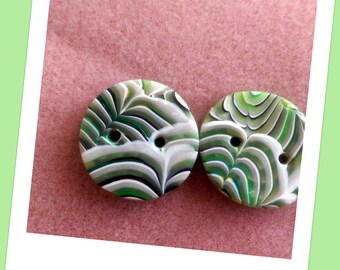 Polymer clay buttons | Etsy