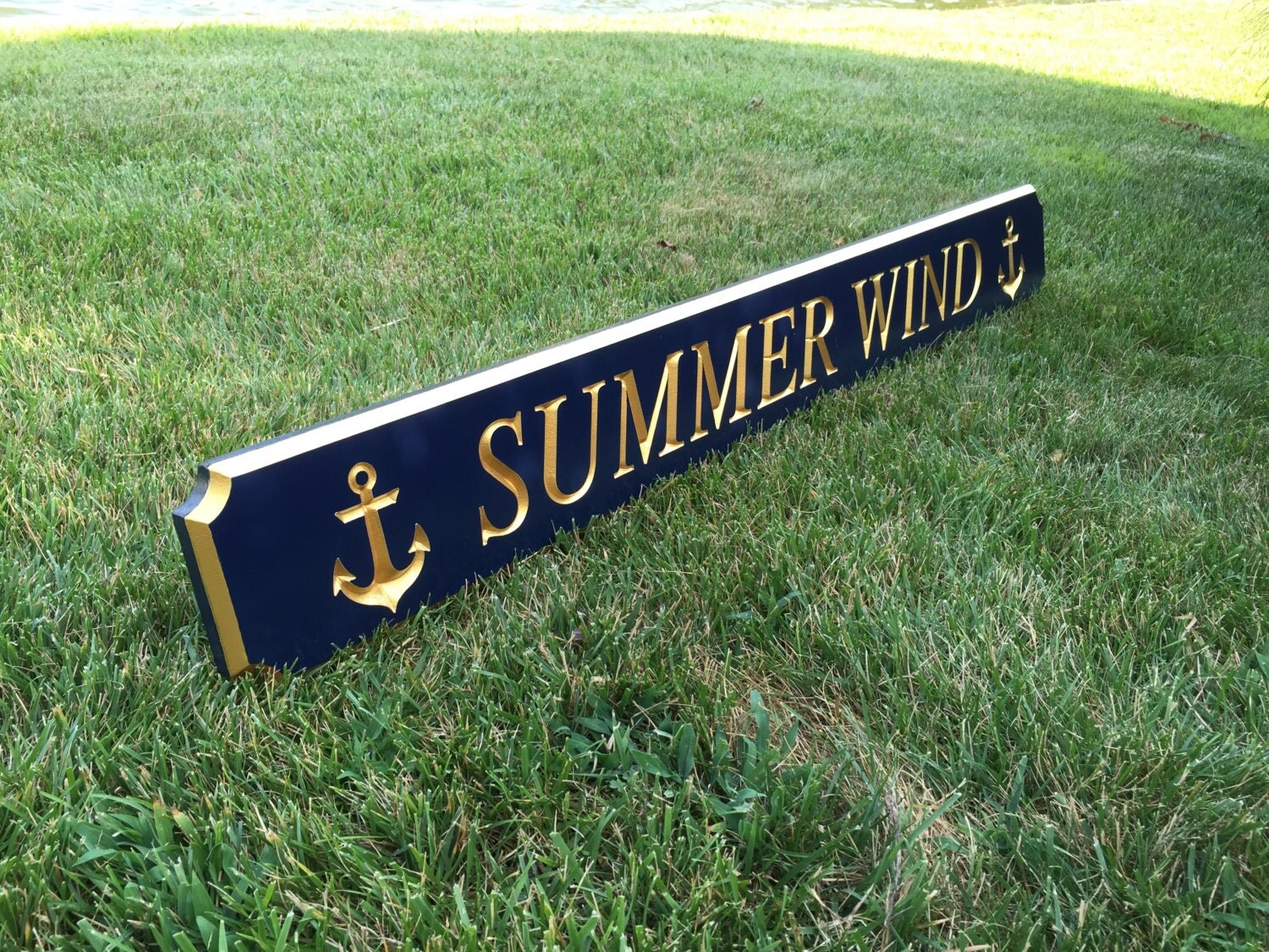 Custom Carved Quarterboard sign Add your name and image