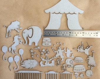 Laser cut chipboard | Etsy