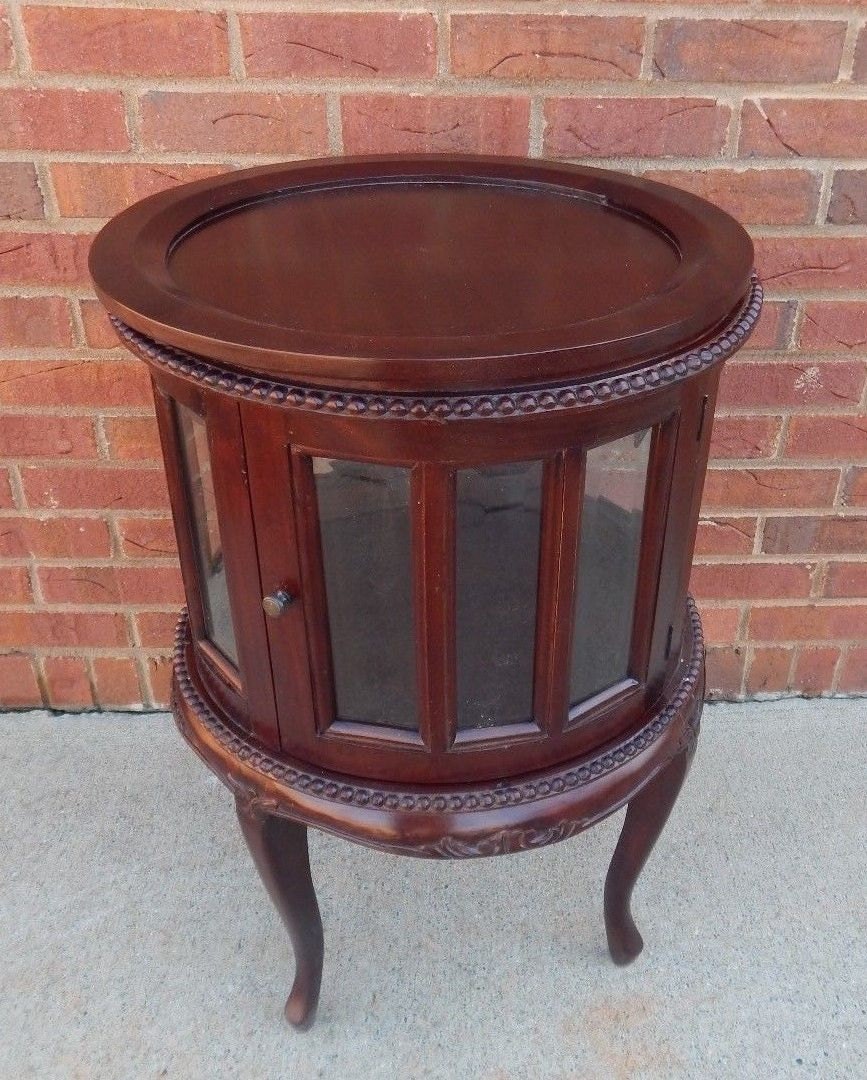 solid mahogany chocolate server / tea server with beveled glass – Haute ...