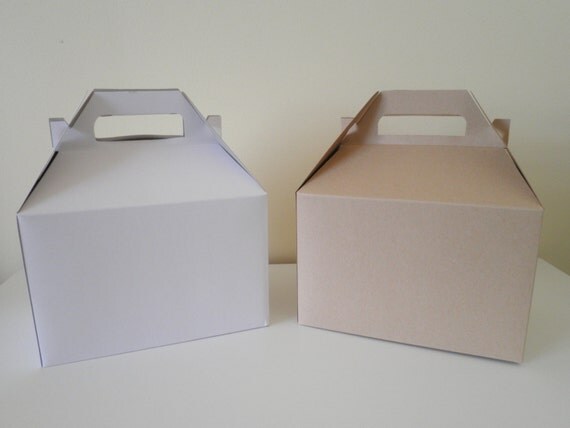 25 Pack Large Gable Boxes In Your Choice Of by favorboxboutique