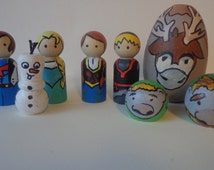 Popular items for peg doll set on Etsy