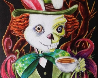 Print "Hybrid Mad hatter & White rabit"