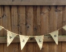 Popular items for rustic bunting on Etsy