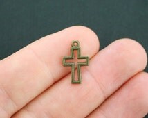 Unique cross outline related items | Etsy