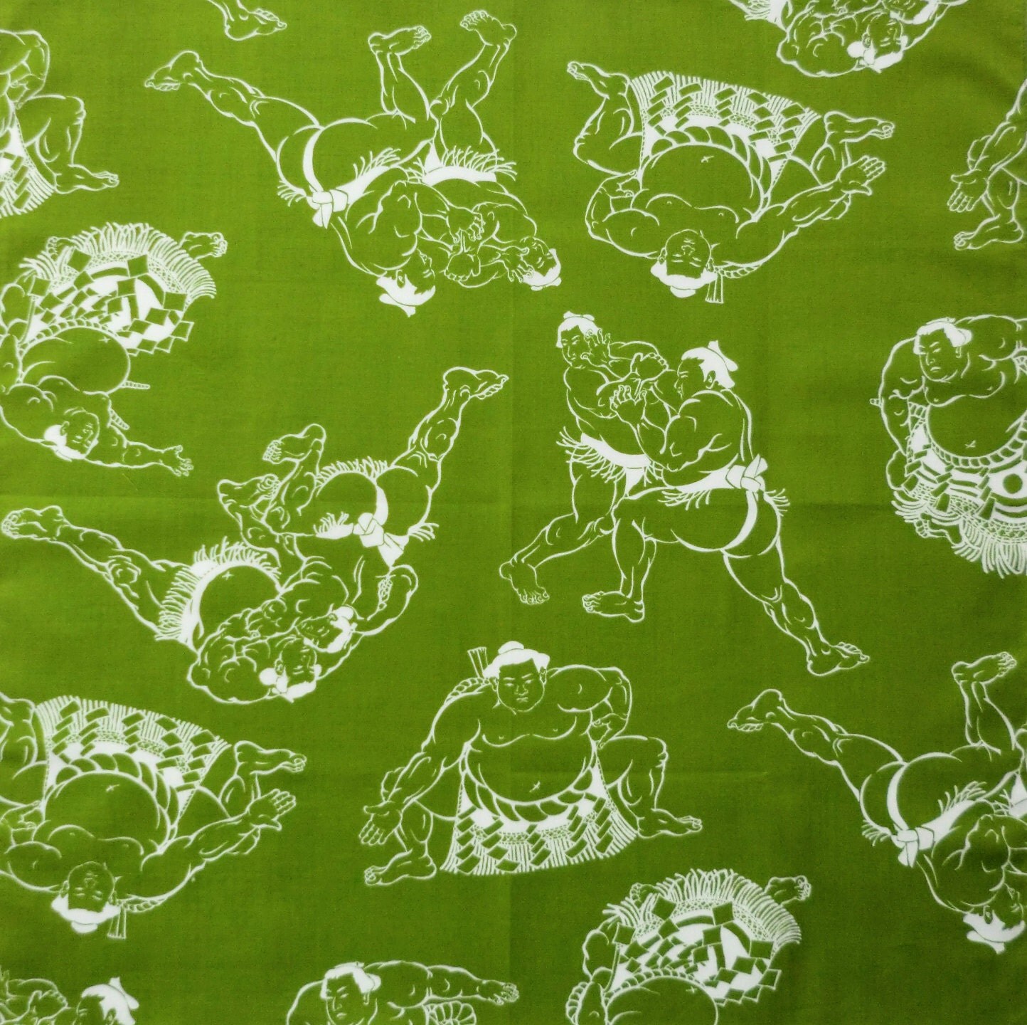 Japanese sumo wrapping cloth fabric Sumo by japanmomijidesigns
