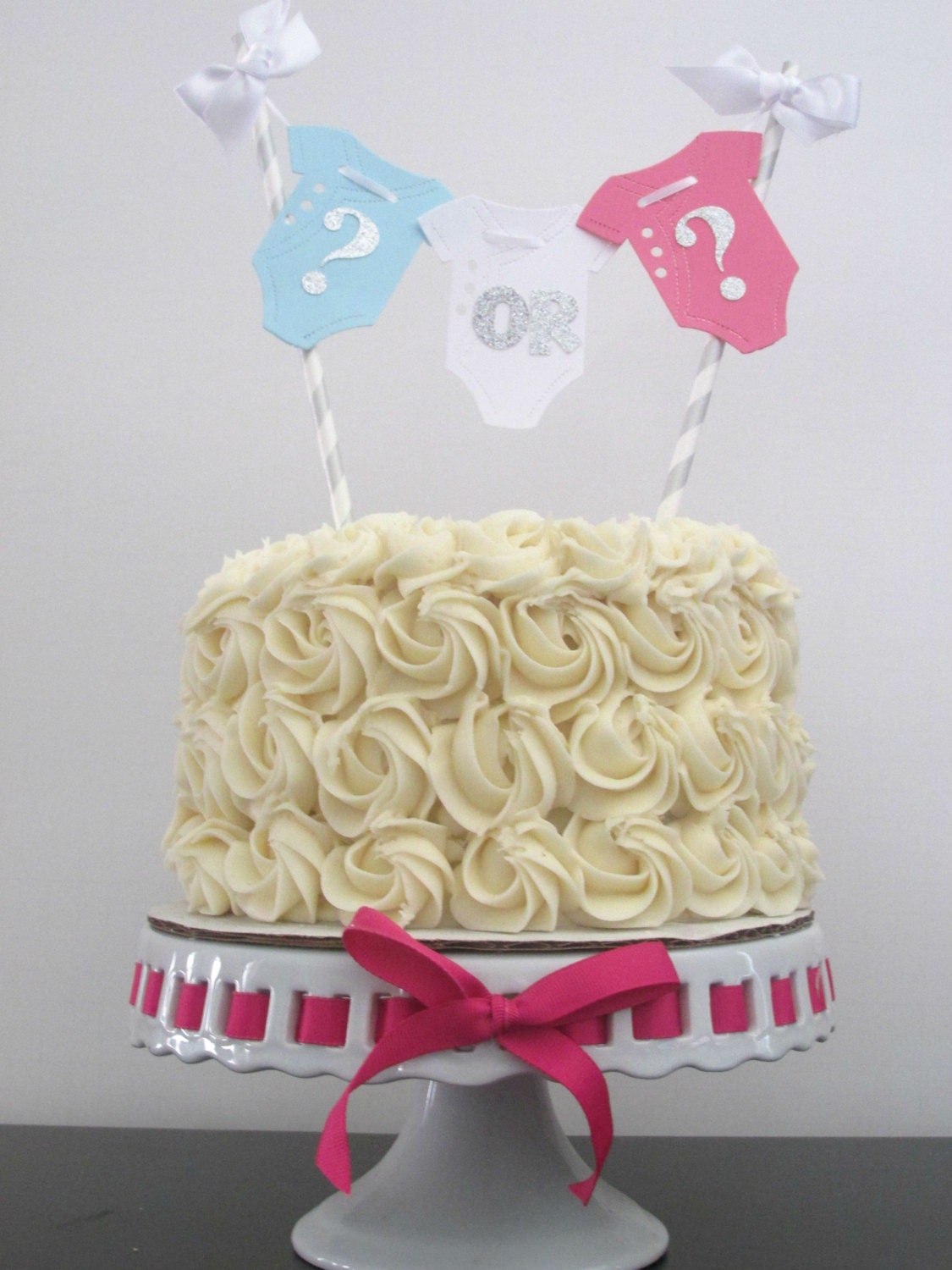 Gender Reveal Cake Topper Gender Reveal Party Decor Gender gender-reveal-cake-topper-gender-reveal-party-decor-gender