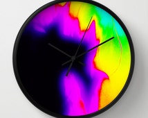 Popular items for rainbow wall clock on Etsy