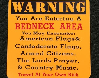 Unique funny redneck sign related items | Etsy