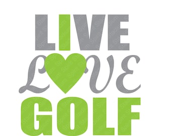 I love golf | Etsy