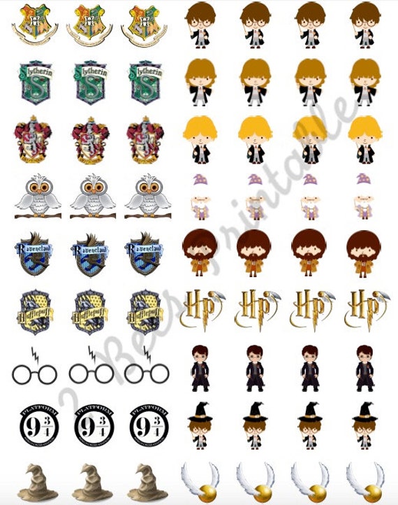 Printable Harry Potter Inspired Stickers for Planners