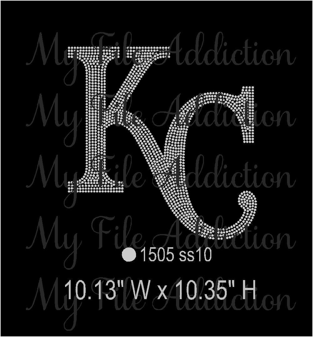 Instant Download Rhinestone SVG EPS Design File Kansas City