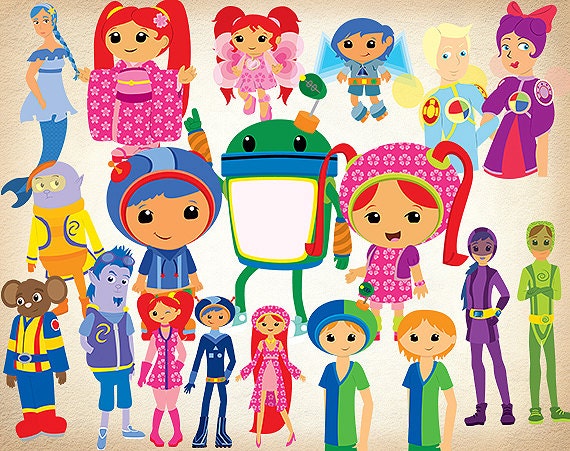 40 Team Umizoomi Clipart PNG Team Digital Graphic by greenPuppet