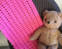 Popular items for pink baby afghan on Etsy
