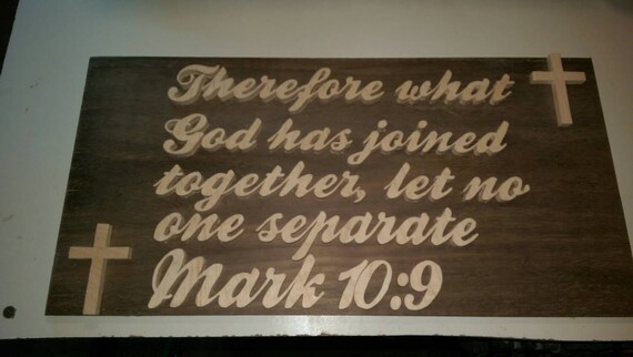 Mark 10:9 bible verse
