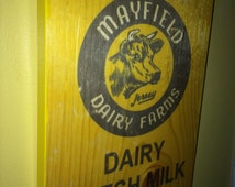Unique vintage dairy sign related items | Etsy