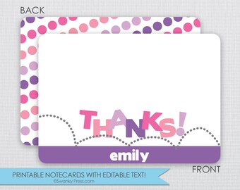 Science Party Thank you notes . Mad Scientist Thank by SwankyPress