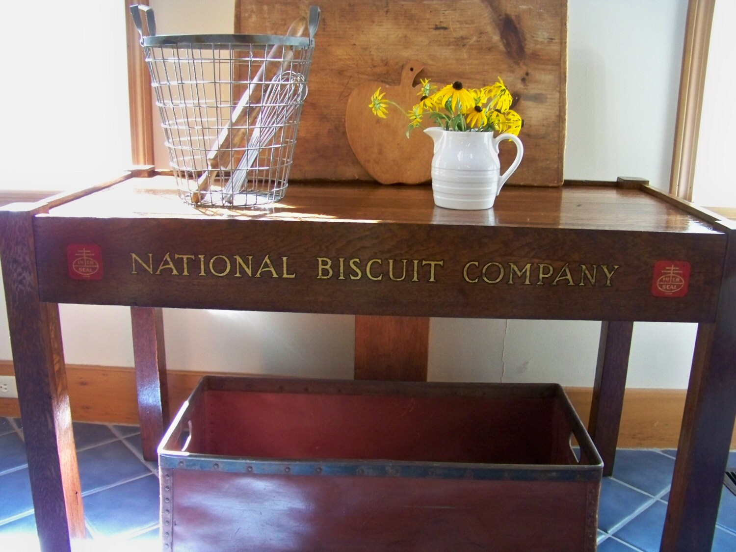 National Biscuit Company Display Table – Nabisco – Advertising – Oak ...