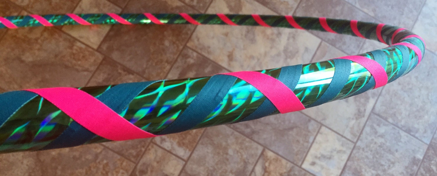 Mermaid Hula Hoop Infinity Collapsible Travel by HoopBunnyHoops