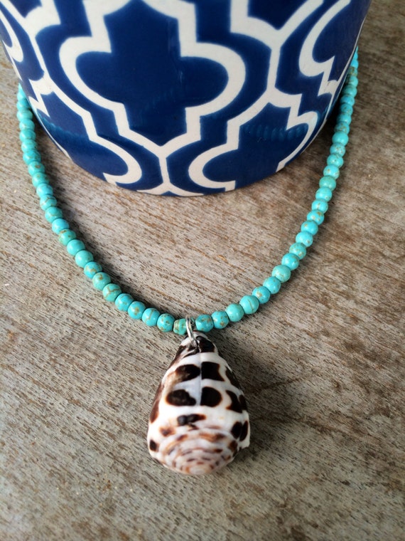 Hawaiian Hebrew Cone Shell Necklace