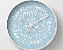 Popular items for blue wall clock on Etsy