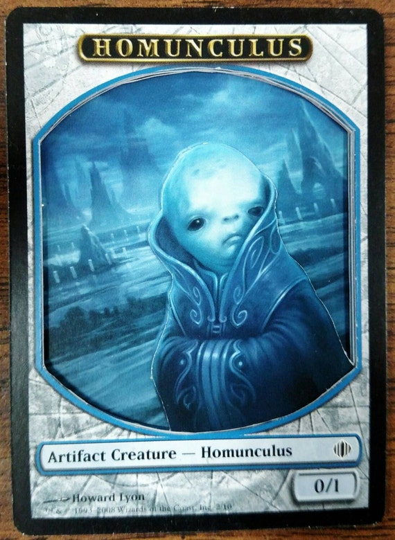 3D Magic the Gathering Homunculus Token by TheFingerweavingFool