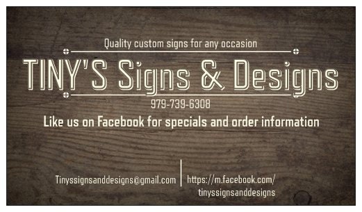 TinysSignsandDesigns on Etsy