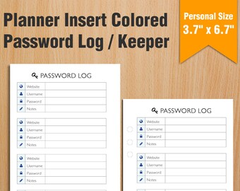 Password keeper | Etsy