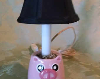Unique pig lamp related items | Etsy