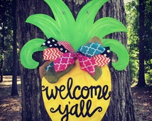 Popular items for pineapple door decor on Etsy
