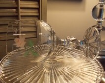 Vintage WINE GLASSES, Delicately "Hand Painted" Set of 6 Stemmed Water ...