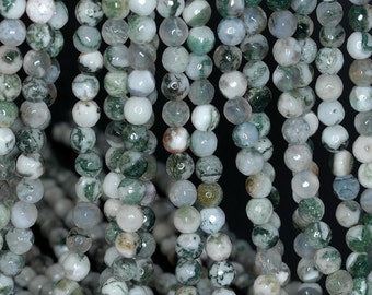 African Turquoise Gemstone Green Rondelle Donut by PetiteBeads