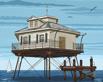 Middle Bay Lighthouse Mobile Bay Lighthouse Light House