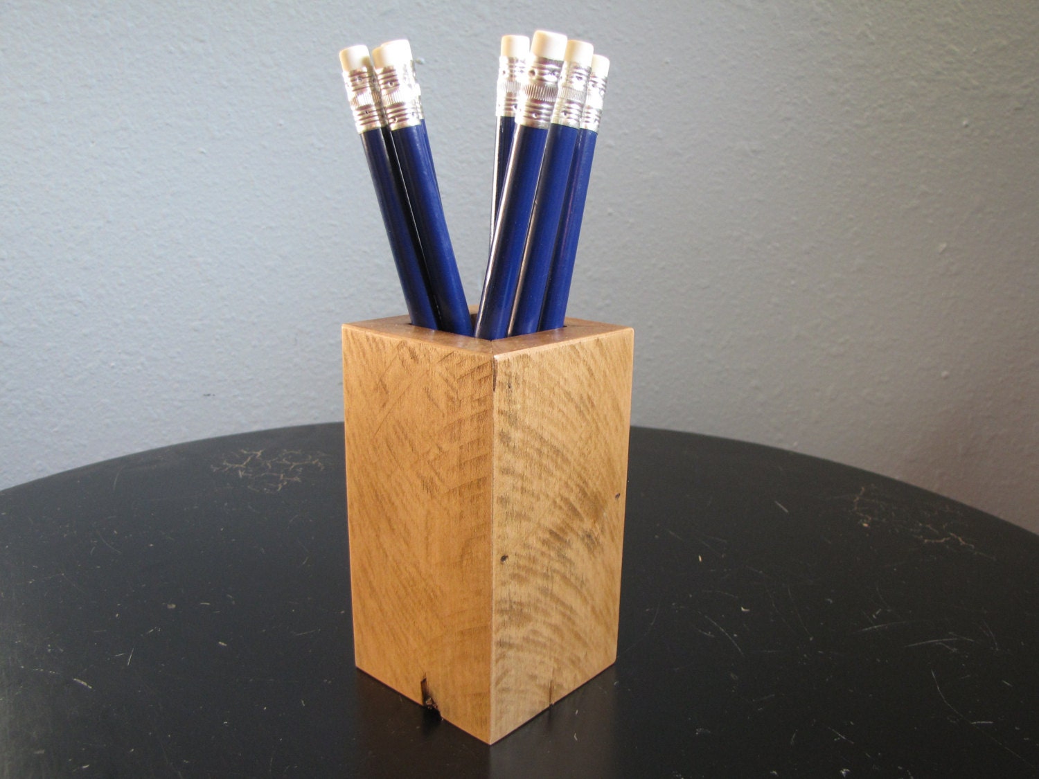 Reclaimed Wood Pencil / Pen Holders Rustic Made from Oak