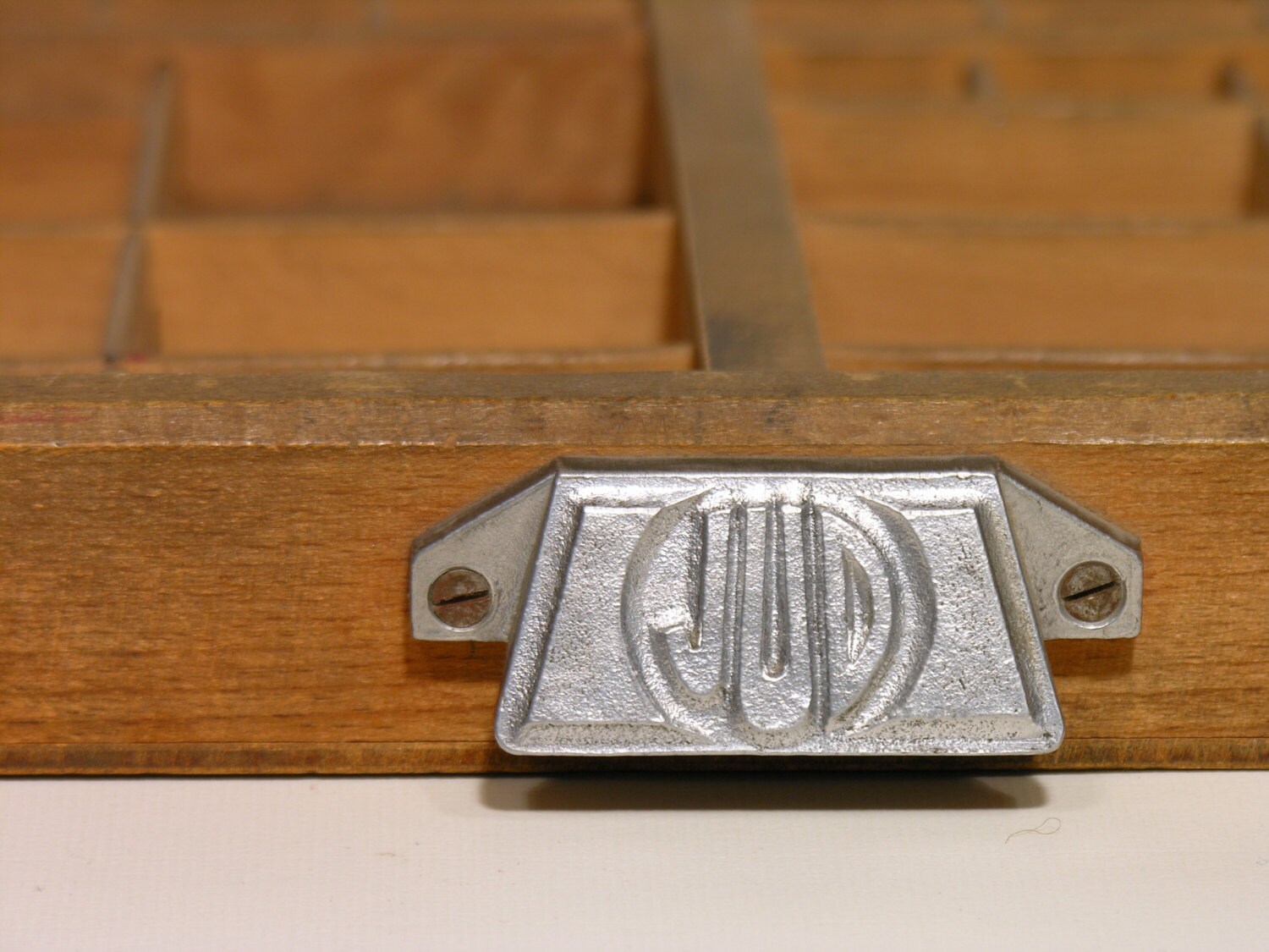 French Vintage Printers Type Tray – Typographical Antique Letterpress ...