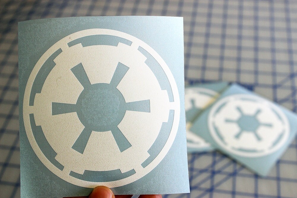 Imperial Logo decal.. Star Wars Imperial sticker.. Imperial