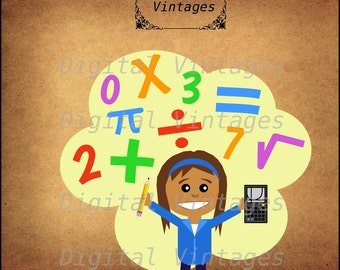 Math clip art | Etsy