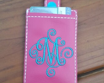 Keychain card holder | Etsy