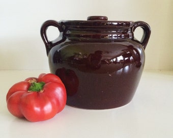 Vintage bean pot | Etsy