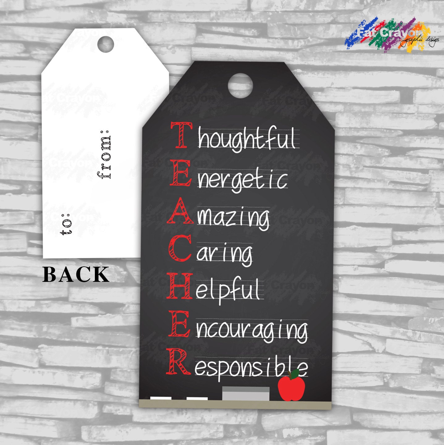 INSTANT DOWNLOAD - Teacher Acrostic Poem - Teacher Appreciation - Back ...