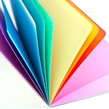 Colorful Paper Inserts for Notebooks & by YellowPaperHouse on Etsy