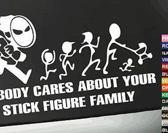 Stick figure family | Etsy