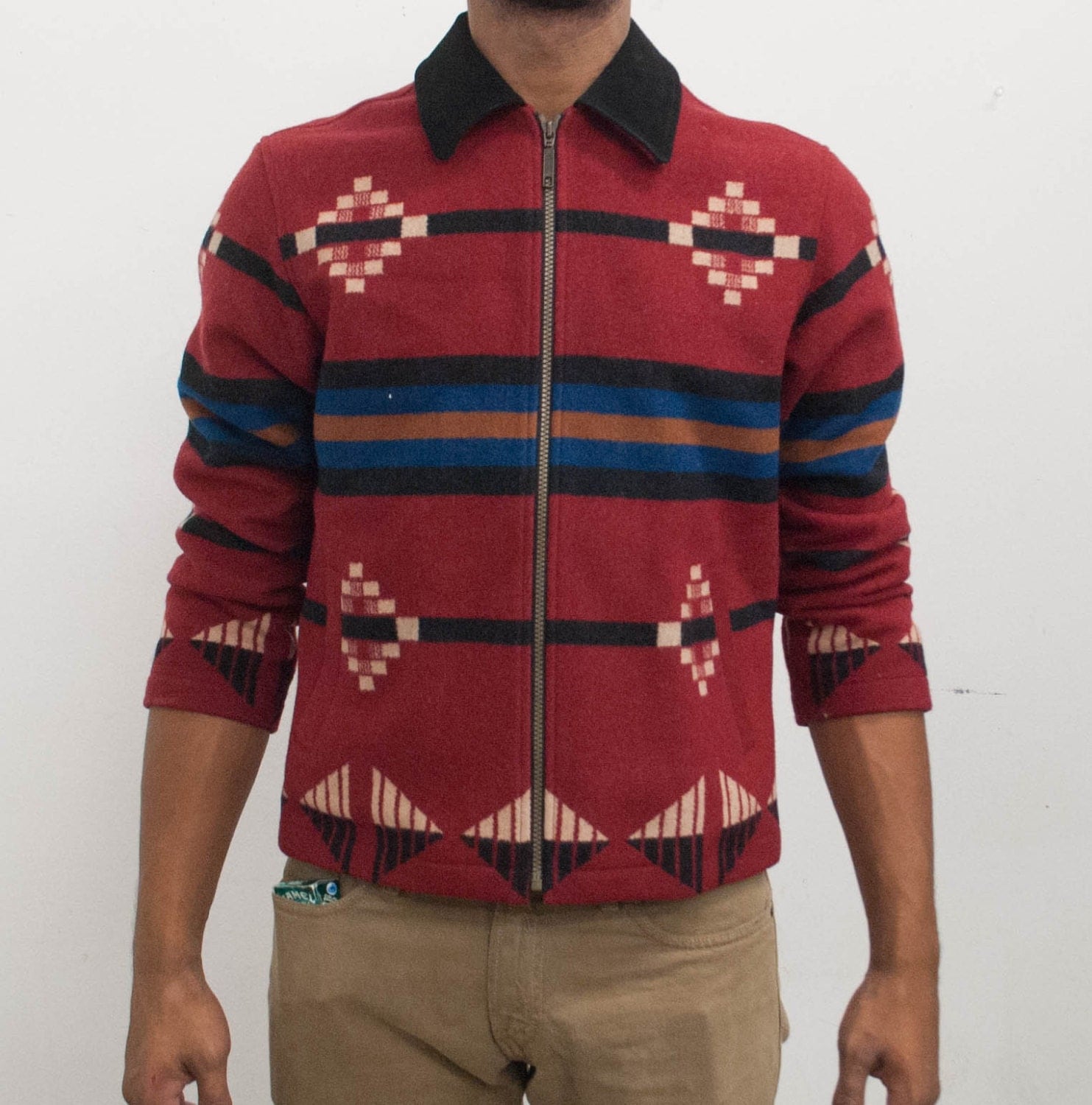 Vintage Navajo Red Fleece Jacket Size S – Haute Juice
