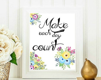 Make each day count | Etsy
