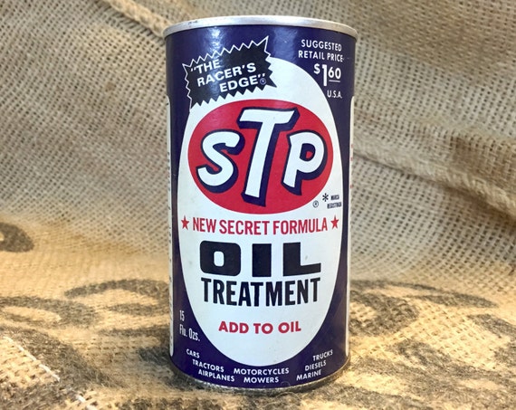 Items similar to Vintage 1971 STP Oil Treatment "The Racers Edge ...
