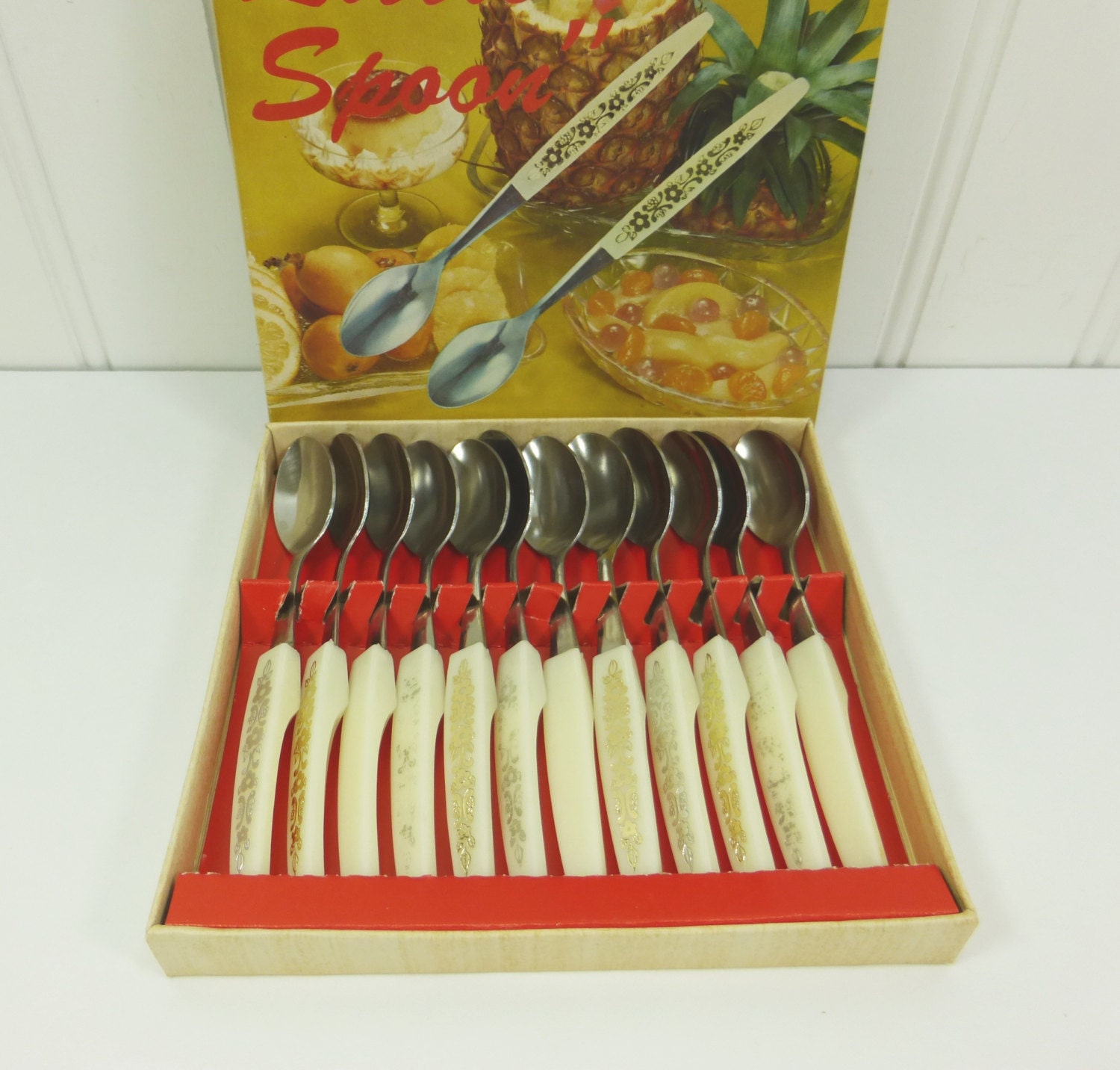 Little Spoon 12 Piece Set Stainless Steel Appetizer Spoons