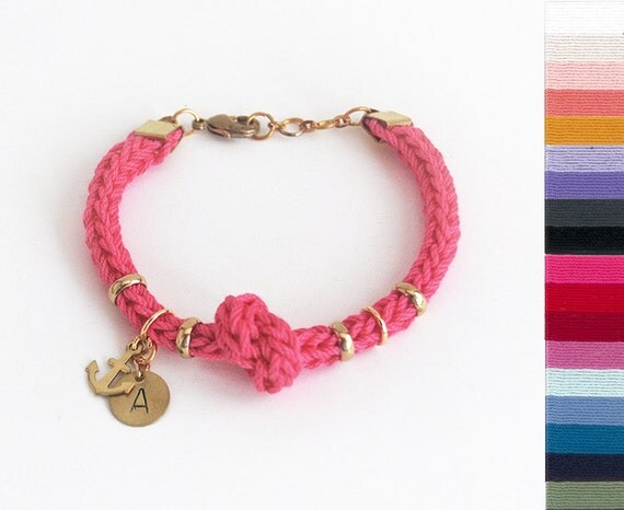Initial bracelet gift for teen girl personalized bracelet