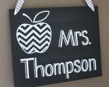 Popular items for apple chalkboard on Etsy