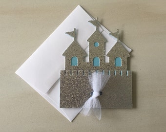 Castle invitation | Etsy