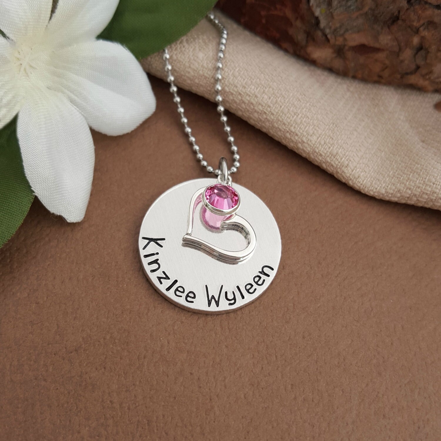 New Mommy Necklace Personalized Baby Name Necklace Gift